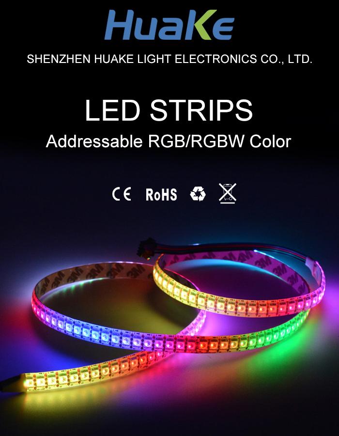 LED Flexible Strip Lights - Addressable RGB/RGBW Color – LEDStrips8